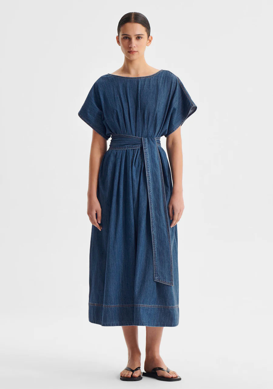 Tatum Denim Dress – Bayside Elements